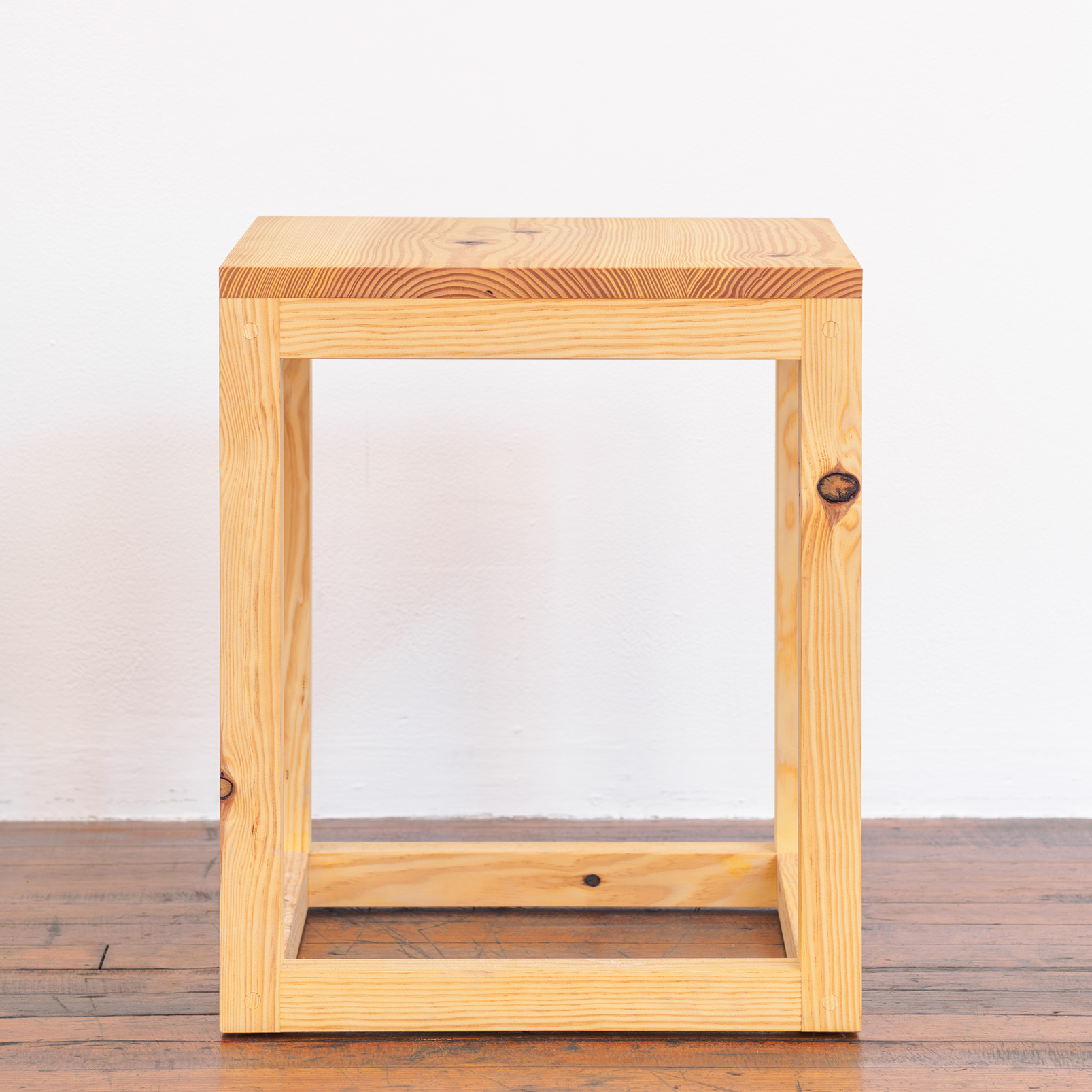 Pine Library Stool 42 | Judd Foundation